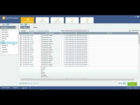 File Rename Operations: Remove Spaces and Texts from File Names