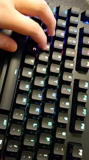 New Logitech pro keyboard (GX blue clicky switches)