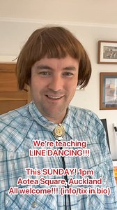 Come learn some line dancing! This Sunday in Auckland. It’s gonna be so much fun. Part of the Auckland Arts Festival https://www.aaf.co.nz/event/boot-scootin-boogie | Tom Sainsbury - Comedian and Snapchat Dude