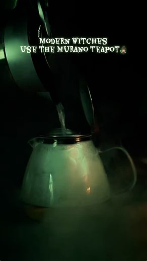 A Wicked tea for your inner Elphaba 💚 Made even more magical with Murano 🫖 #wicked #elphaba #teapot #lifestyle #halloween | Grunwerg