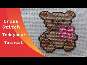 patrones de punto de cruz gratis / free cross stitch patterns / Teddy bear 🐻 cross stitch design