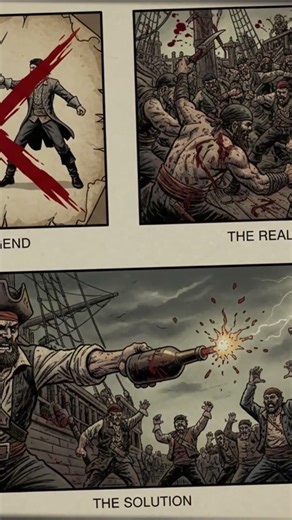 It's a myth that pirates were masters of swordsmanship! #history #facts #pov