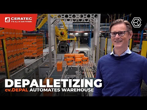 Depalletizing robot for beverages & cartons 🦾 Success Story: celluveyor DEPAL automates warehouse