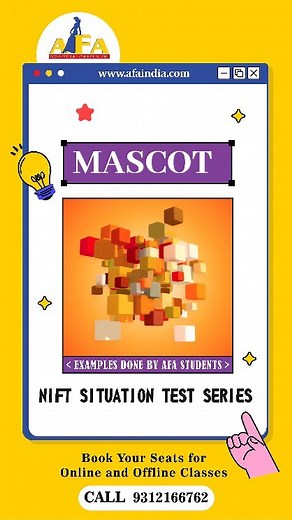 NIFT SITUATION TEST SERIES. MASCOTS CREATED BY THE STUDENTS OF AFA ! . . Join AFA to Learn, Practice, Polish your Creative Mind, Push the limits of Creativity, and Gain insight on how to crack Situation Test and Studio Test 2024! . . To know more and learn more, Join our offline or online NIFT ST CLASSES Contact: 9312166762 WhatsApp : 9582217772 . . #situationtest #niftsituationtest #nidstudiotest #studiotest #niftsecondround #niftentranceexam #nidentrance #niftpreparation #nidpreparation #desig
