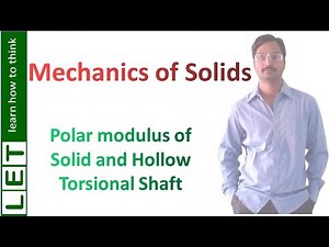 Polar modulus of Solid and Hollow Torsional Shaft
