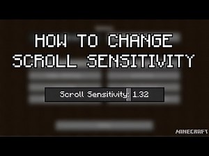 How to Change Scroll Sensitivity in Minecraft | Quick Tutorial (2025)