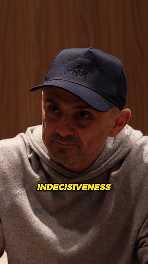 Don’t be scared to make decisions - You wouldn’t know the alternatives anyway … fear is crippling so many of you and yet it’s impossible to regret because there’s too many variables in play to have known what would have actually happened … 🩷🩷🩷🩷 | Gary Vaynerchuk