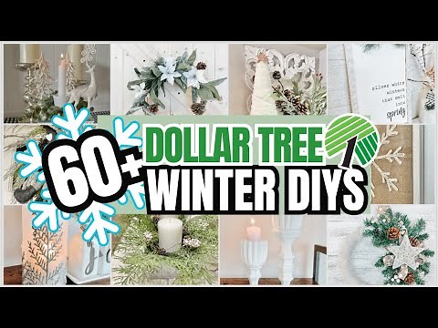 Top Winter Decor DIYs You HAVE to Try! ❄️ Dollar Tree Winter Decor on a BUDGET (Full Compilation)