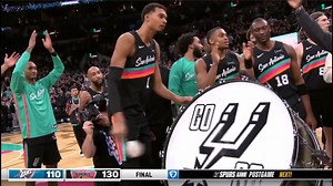 Watch Victor Wembanyama unveils the Spurs' new win tradition | Streamable