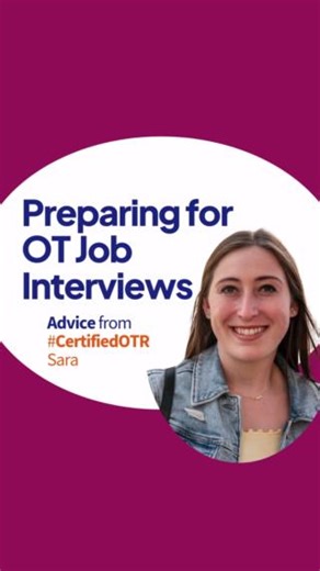 Job interviews can be a chance to shine! #CertifiedOTR practitioner Sara reminds us to focus on your strengths, trust your education, and let your passion for the profession show. You’re more prepared than you realize—go confidently! #OccupationalTherapy #NBCOTCertificationMatters | NBCOT® - OTR® & COTA® Certification