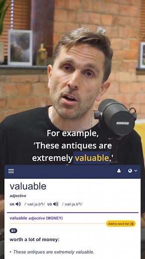 13K views · 86 reactions | Do you know the difference between ‘valuable’ and ‘invaluable’? Watch this video to find out. It might surprise you with some invaluable knowledge. Cambridge Dictionary | Angkriz | Facebook