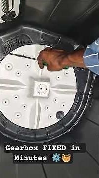 How to Repair Washing Machine Tub Gearbox | DIY Solution