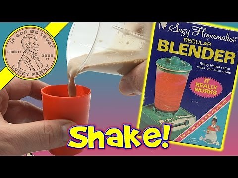 Suzy Homemaker Regular Blender For Kids! Testing A Vintage Topper Toy