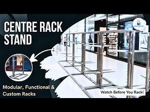Centre Rack Stand for Retail Stores | Premium Display Rack by Urban Shelving