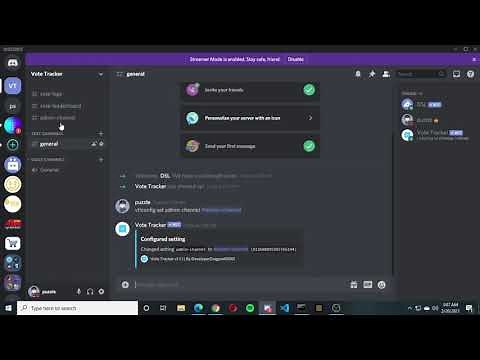 [OUTDATED] How to setup the Vote Tracker Discord Bot, for vote messages and reward roles.