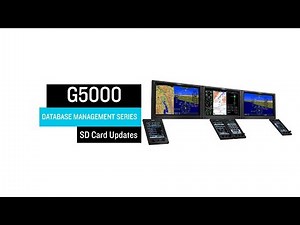 G5000 Database Management Series: SD Card Updates