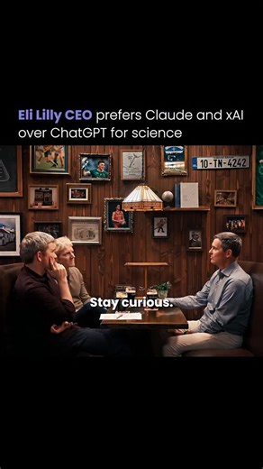 AI Tools & News | Technology | Artificial Intelligence | The CEO of Eli Lilly revealed that he avoids using ChatGPT for scientific queries because accuracy and source reliability are... | Instagram