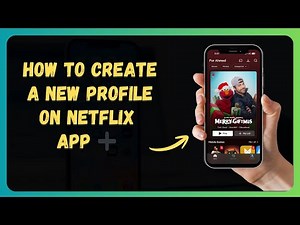 How to Create a New Profile on Netflix app ➕ (step-by-step for beginners)