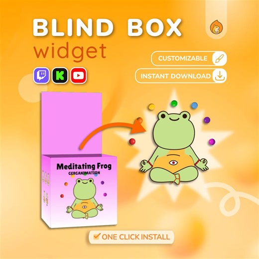 Twitch Blind Box Widget - Art Toy Overlay Widget - Multiplatform With Kick and Youtube Functionality - Etsy