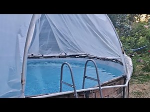 Cheap PVC Pool Dome Build