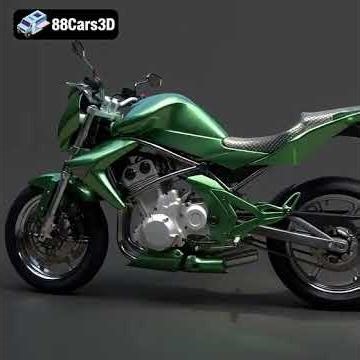 Download 3D model at 88cars3d.com Kawasaki ER7 142271 6