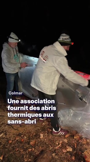 Distribution d'Iglous aux sans-abris à Colmar