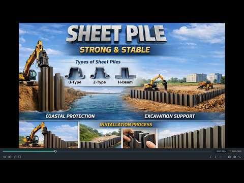 Sheet Pile Wall | Calculation Example
