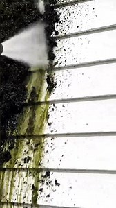ASMR Power Washing Black Sludge & Green Grime Transformation