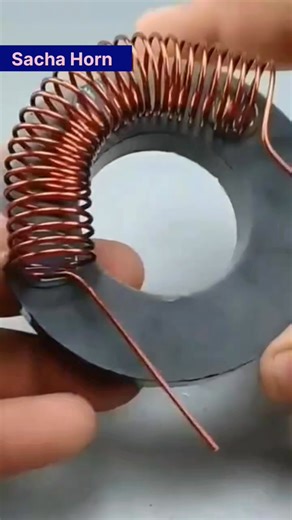 How to make Free energy generator 220v with copper wire simple #electricity #220volts # | Sacha Horn