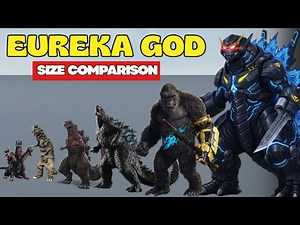 Eureka Godzilla The Real Size of All Monsterverse 3D Comparison