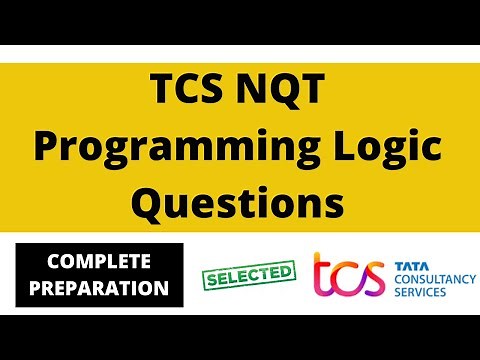 TCS NQT Programming Logic Questions || Programming mcq || TCS Nqt Previous year questions