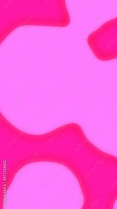 Vertical 4K video. Loop abstract animation. Lava lamp. Acid pink glowing fluid bubbles on bright magenta background. Morphing balls, metaball spheres, drops, blops. Concept of cell division, virus