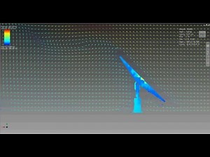 Photovoltaic Tracking system - CFD simulation for wind loads calculation