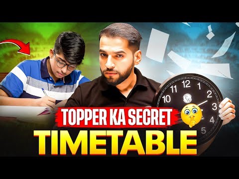 Toppers Ka Secret Timetable🔥 Half-Yearly + Boards Ready!