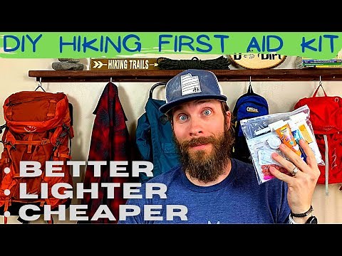 DIY HIKING FIRST AID KIT | What's in my first aid kit for ultra light backpacking & hiking