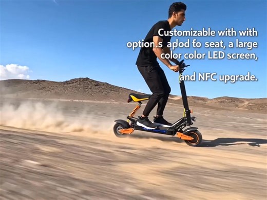 Adult Powerful Electric Kick Scooter for Middle East Market Powerful dual motor 2000W adult kick scooter, strong power & fast speed, perfect for urban commute. Lightweight scooter body, foldable design, easy to carry & store. Equipped with colorful LED large screen, smart scooter functions, support NFC upgrade. Add seat for more comfort. Factory direct supply, accept customization, fast shipping. Ideal powerful scooter for personal transport & wholesale. #electricscooters #escooters #dirtbike #u