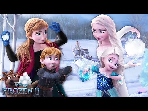 Frozen 2: Elsa and Anna in SNOWBALL FIGHT with their children! 💙❄️ Future Frozen | Alice Edit!