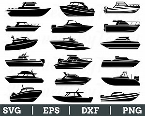 Motor Boat Svg, Motor Boat Silhouette, Motor Boat Cut File, Motor Boat Vector, Png - Etsy