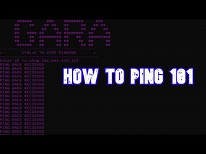HOW TO MAKE AND USE A BASIC PINGER 2020