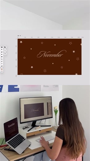 We love custom desktop wallpapers over here 🧡 #shorts #design