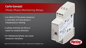 Today's Digi-Key Daily previews The DP series of three-phase monitoring #relays from Carlo Gavazzi North America Watch Now --> https://dky.bz/2ONgBGU | DigiKey | Facebook