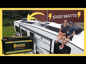 DIY SOLAR INSTALL | Upgrading our Fifth Wheel RV to Lithium (RV Life)