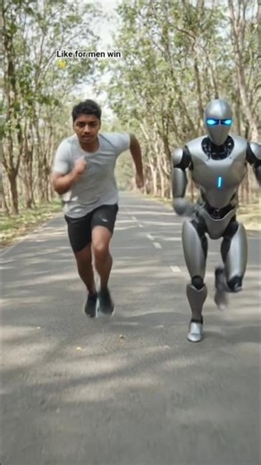 Man VS Robot 💪 #shorts #robot