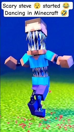 Steve become horror entity in Minecraft 🤯 dancing 😂🤣 #minecraft #animation #memes #shortsminecraft