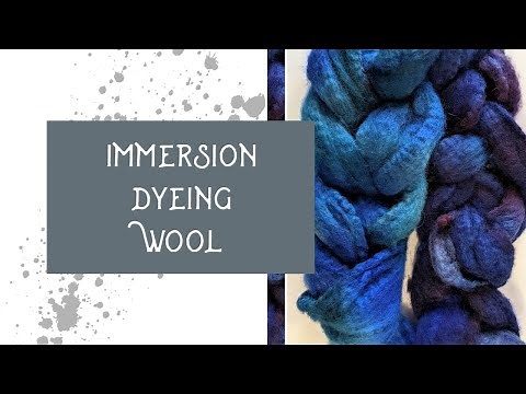 How to Dye Wool Roving at Home