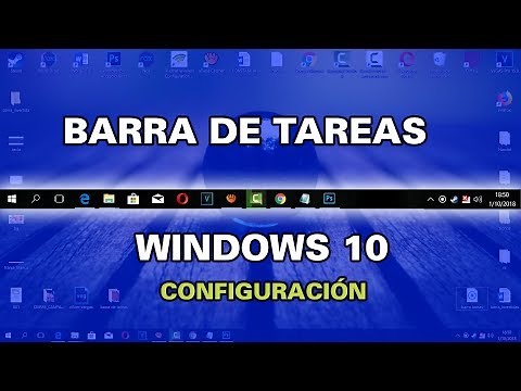 Configurar barra de tareas de windows 10 (Personalizar 2025)