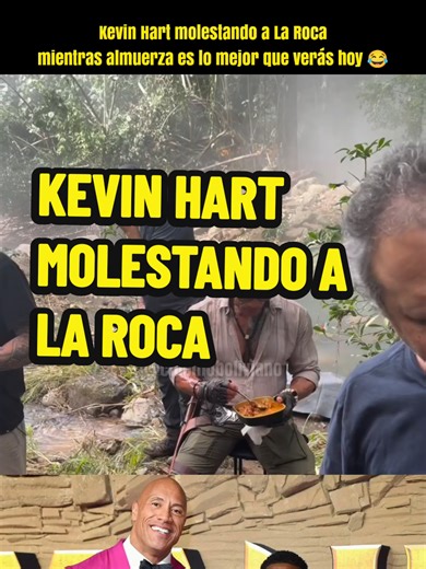 La amistad cómica entre Dwayne Johnson y Kevin Hart