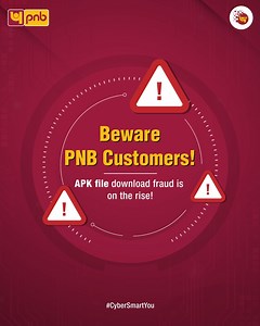 Attention PNB Customers! Keep yourself and your loved ones safe. Report Cyber Crime at http://cybercrime.gov.in or Dial 1930 for assistance. Cyber Dost #cybersecurity #cyberfrauds #cyberawareness #cybersmartyou #fakealert #FraudAlert #PNB | Punjab National Bank