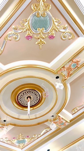 722K views · 14K reactions | New ceiling golden painting decor room design #decor #design #homedesign #painting #reelsfacebook #homedecor #paint #golden #design #reelsviralシ #ceiling | Asmat Ullah | Facebook
