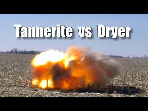 Using Tannerite to Pulverize a Dryer